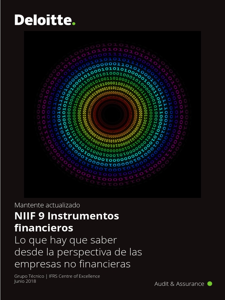 Niif 9 Instrumentos Financieros (Deloitte) | PDF | normas ...