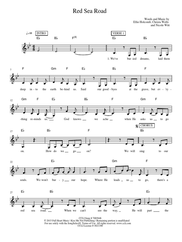 Red Sea Road | PDF | Song Forms | Musical Forms