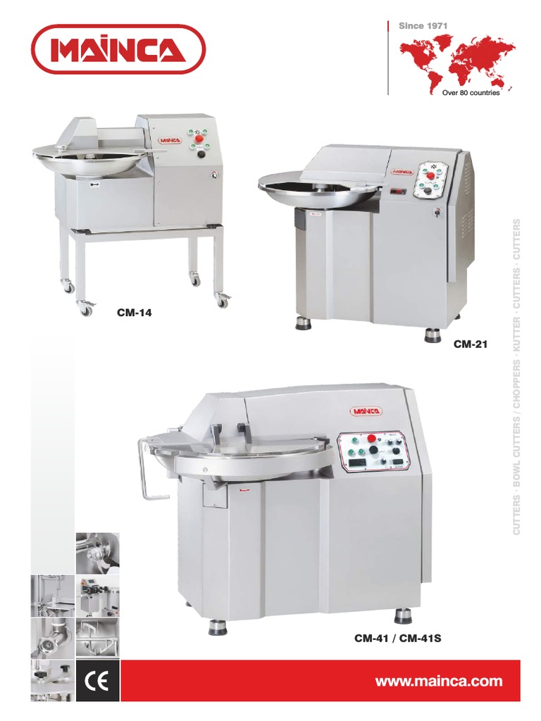 Mainca CM Bowl Cutters - Compressed | PDF | Nature