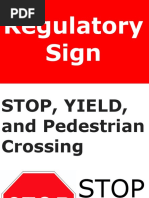 Kuwait Traffic Signs | PDF | Intersection (Road) | Pedestrian Crossing
