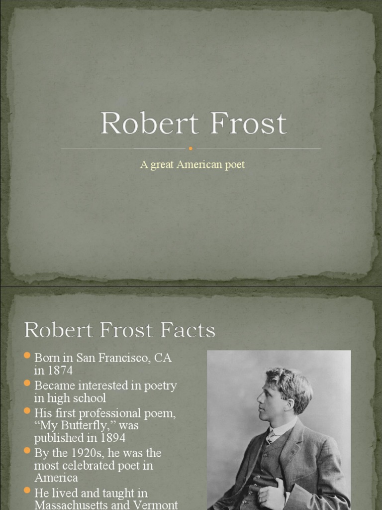 Robertfrostpresentation 97 II | PDF | Poetry
