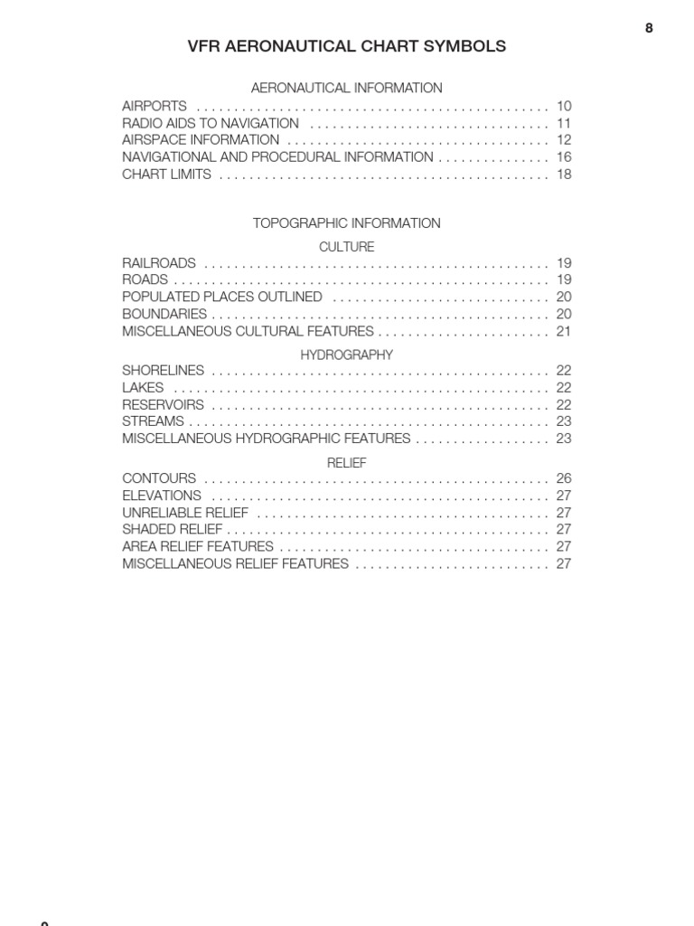 VFR Symbols | PDF | Visual Flight Rules | Instrument Flight Rules