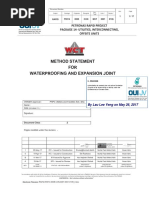 Method Statement Water Ponding Test at Wet Area | PDF | Technology ...