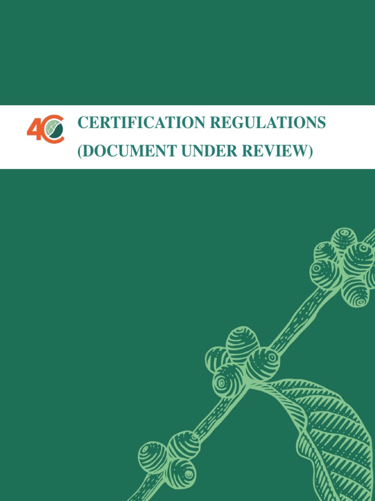4C Certification Regulations | PDF