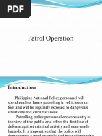 Patroling or Roving Inspection | PDF | Security Guard | Emergency
