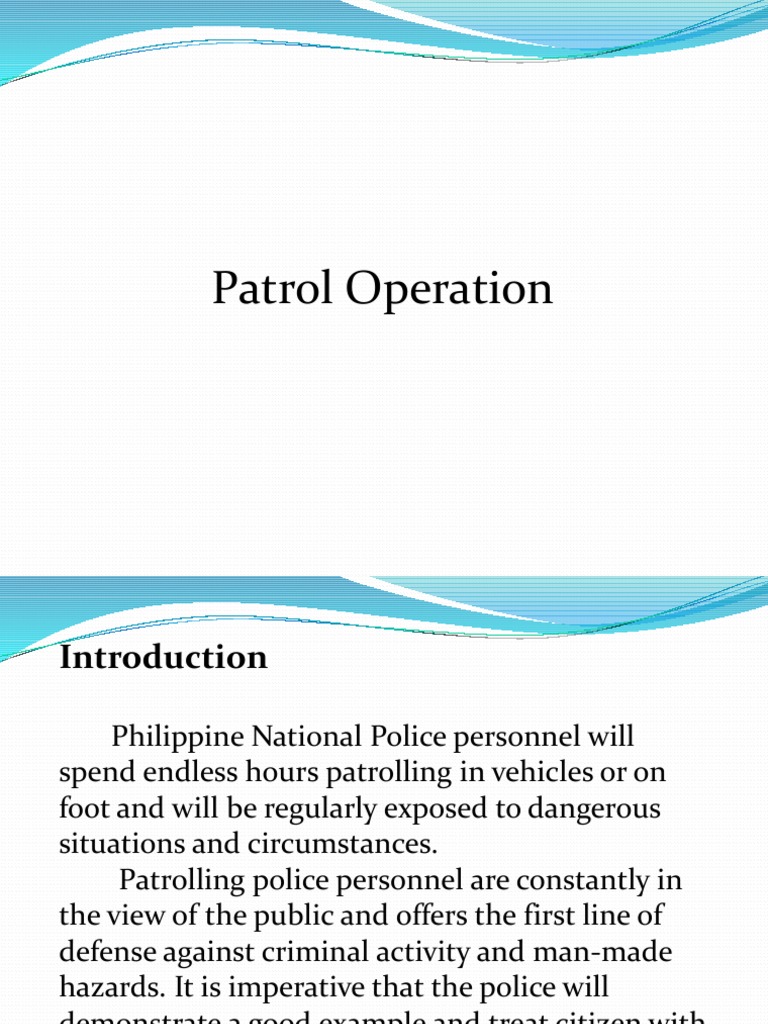 Patrol 2 | PDF | Patrol | Police