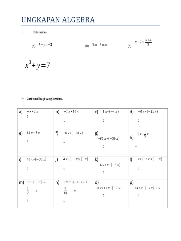 Modul Algebra | PDF