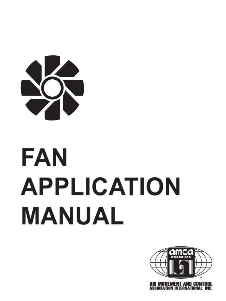 Fan Application Manual | PDF | Reynolds Number | Gases