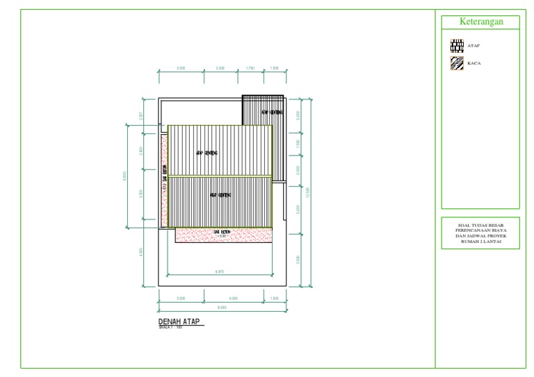 Keterangan: Denah Atap | PDF