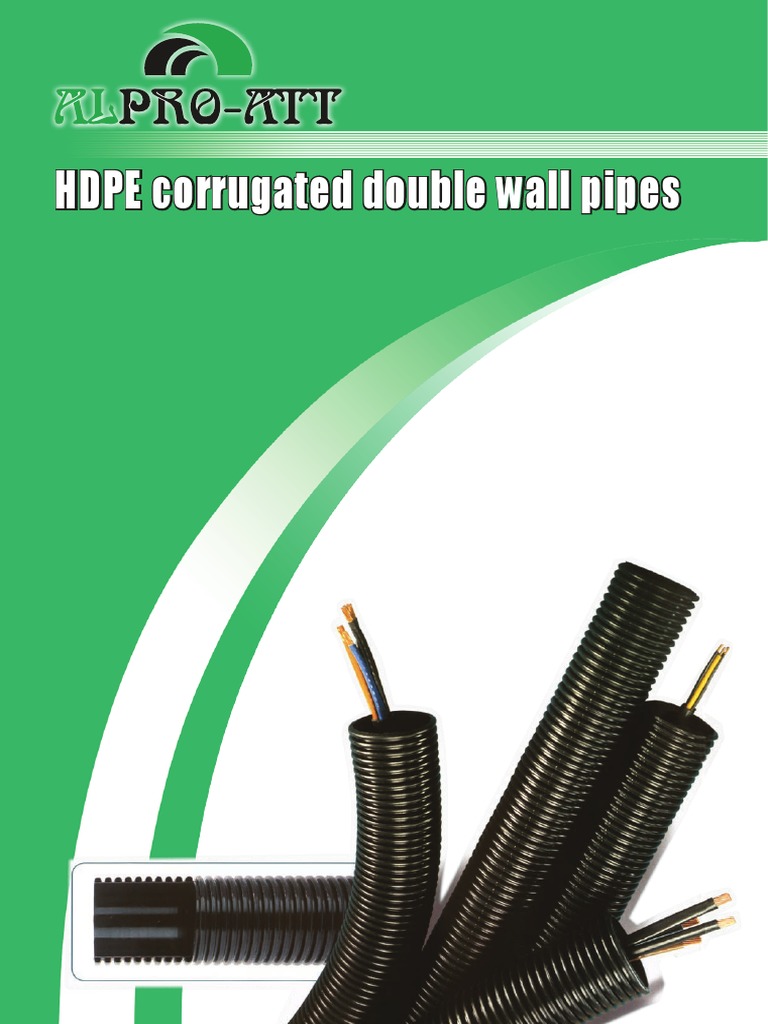 Corrugated Double Wall Cable Protection Pipe | PDF | Pipe (Fluid ...