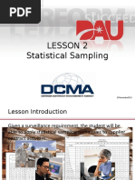 DCMA Sampling Guidelines Overview | PDF | Randomness | Sampling ...