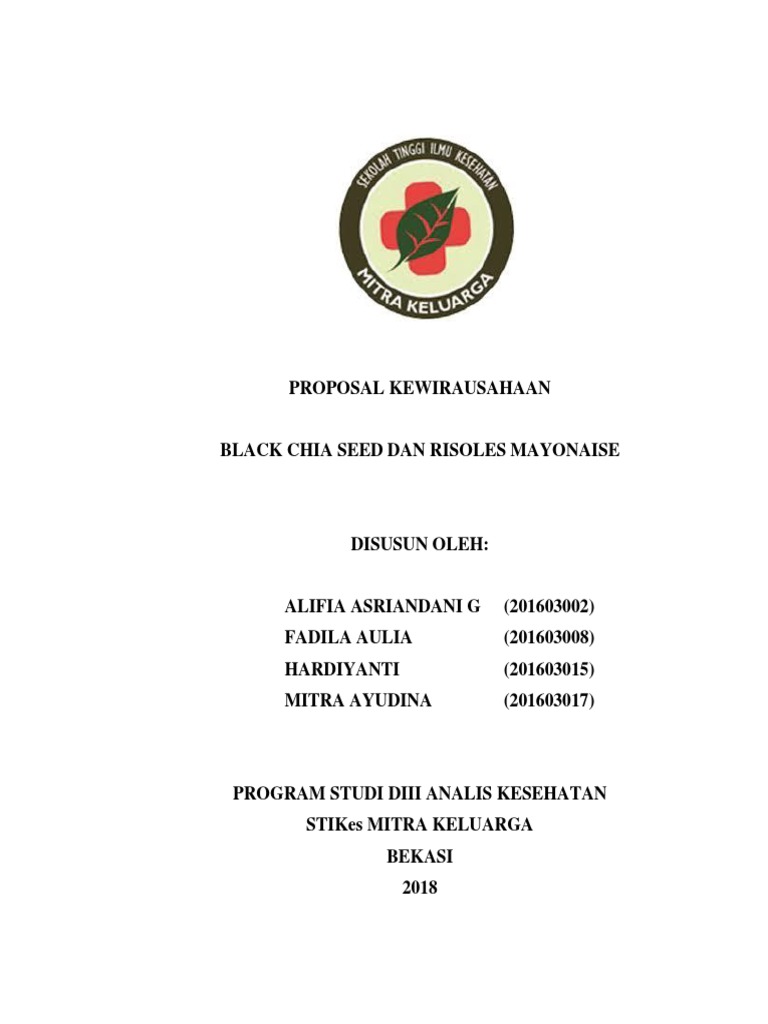 Proposal Kwu New | PDF | Memasak, Makanan, & Anggur Proposal Kwu New | PDF | Memasak, Makanan, & Anggur