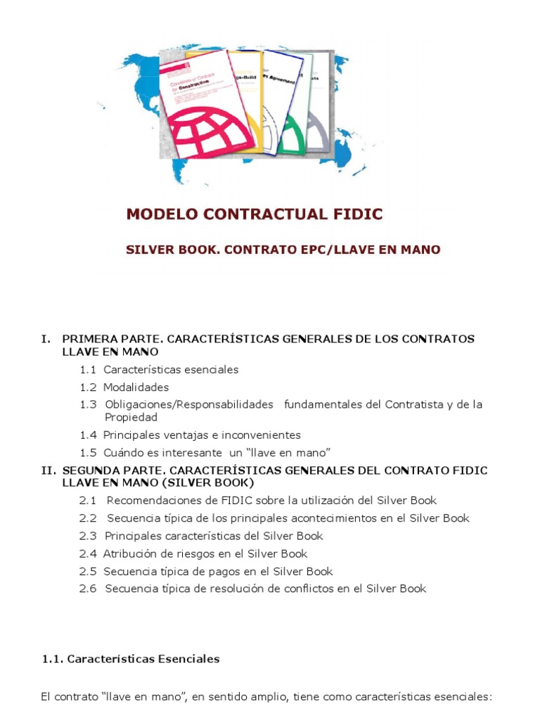 Análisis de las características clave de los contratos llave en mano y del Contrato FIDIC Llave ...