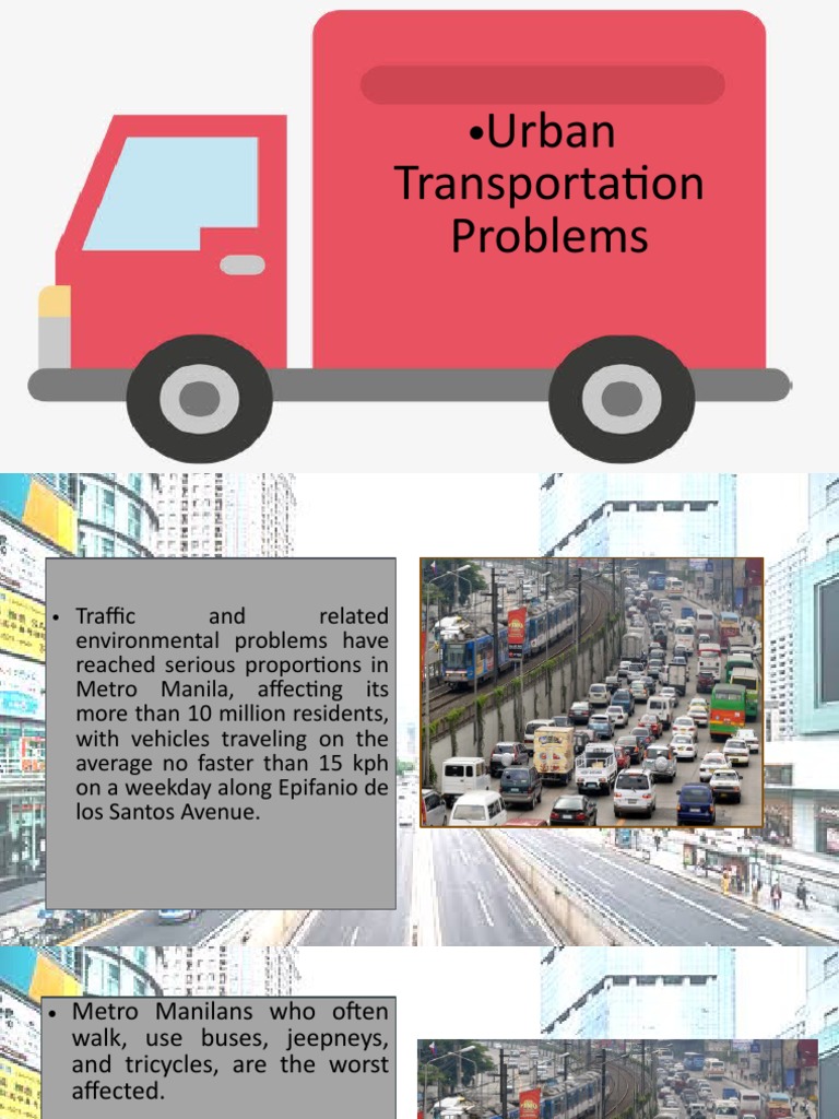 Urban Transportation Problems | PDF