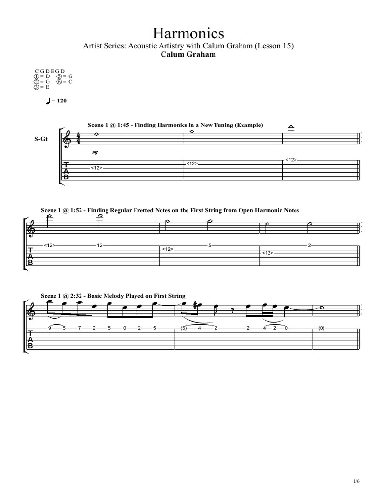 Harmonics | PDF | Harmonic | String Instruments