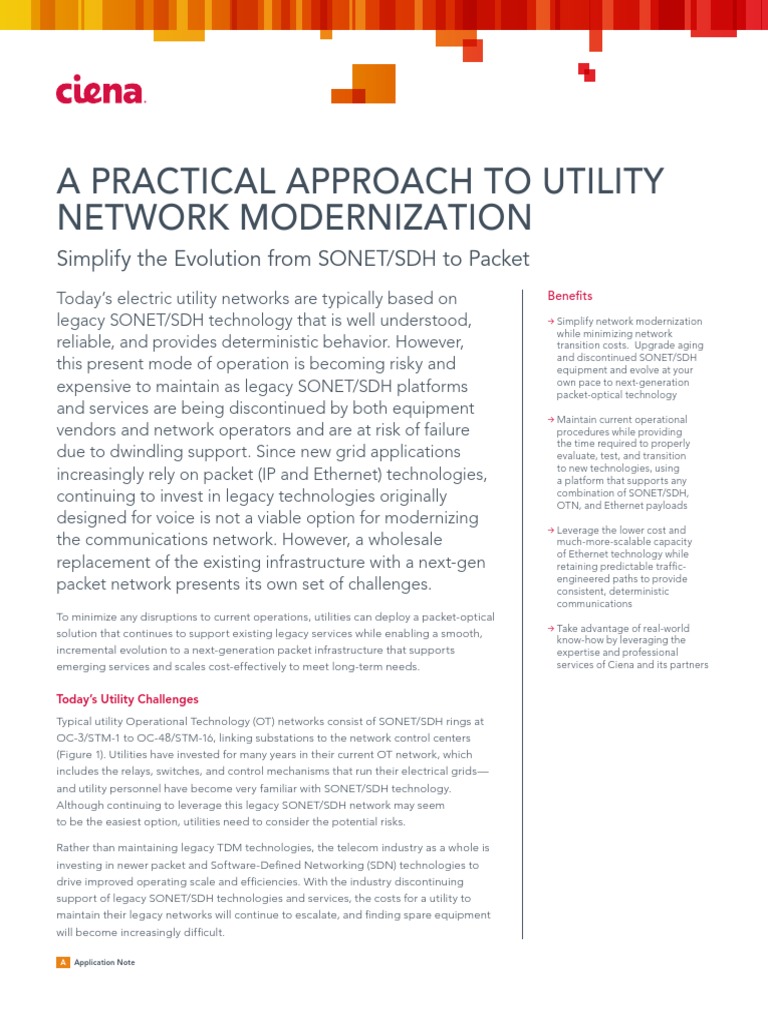 A Practical Approach To Utility Network Modernization AN | PDF ...