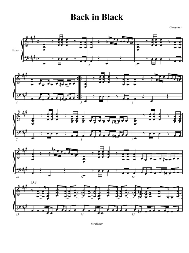 Back in Black ACDC | PDF | Leisure