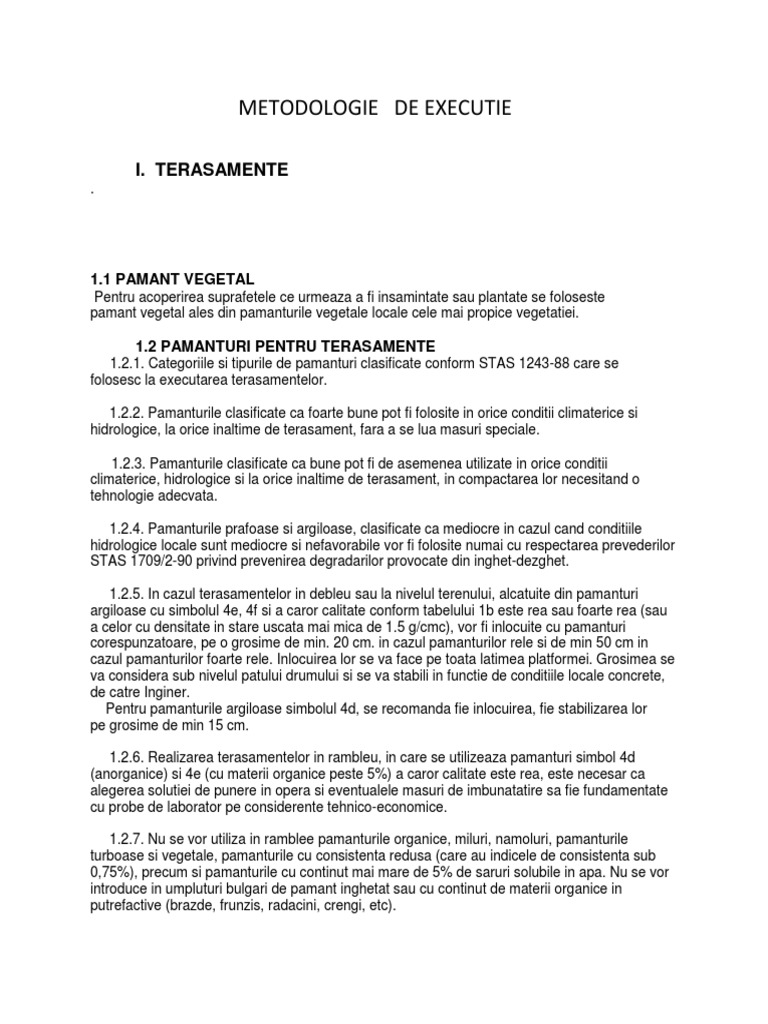 Metodologie de Executie PDF | PDF