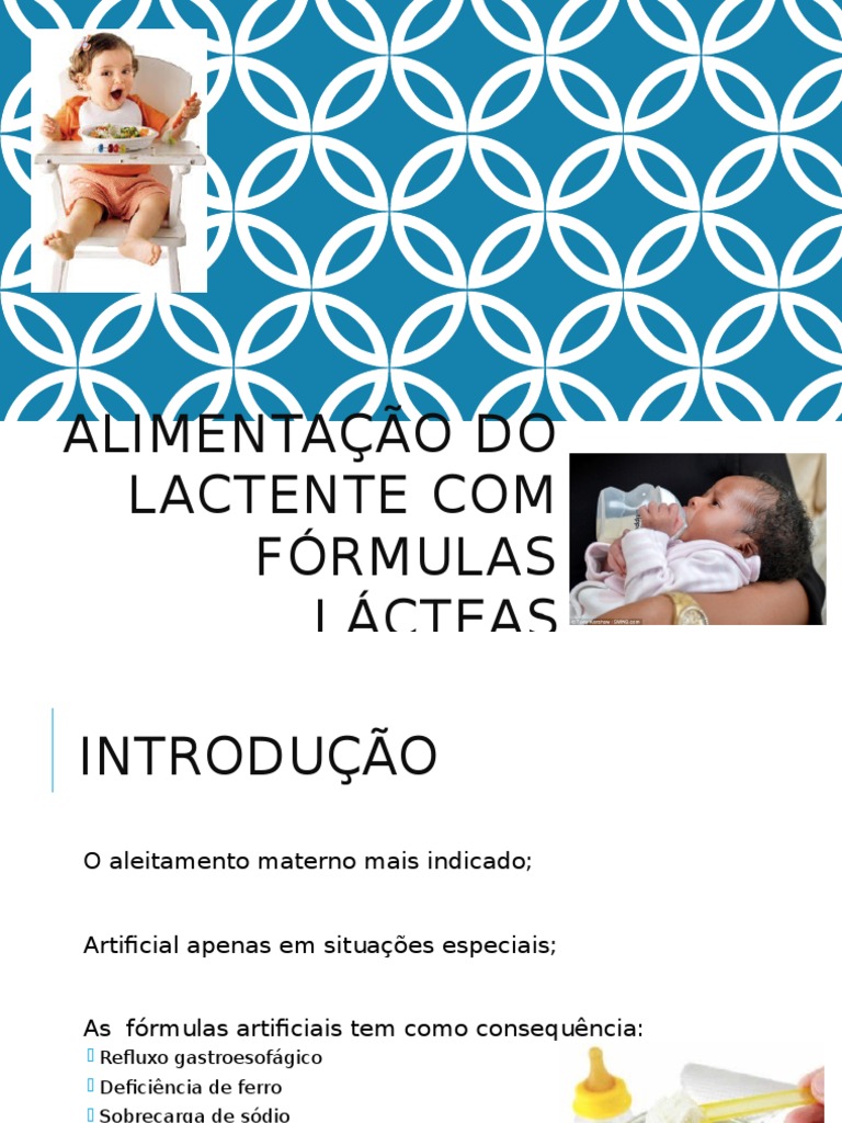 Aula 8 - Fórmulas Infantis | PDF | Leite | Amamentação
