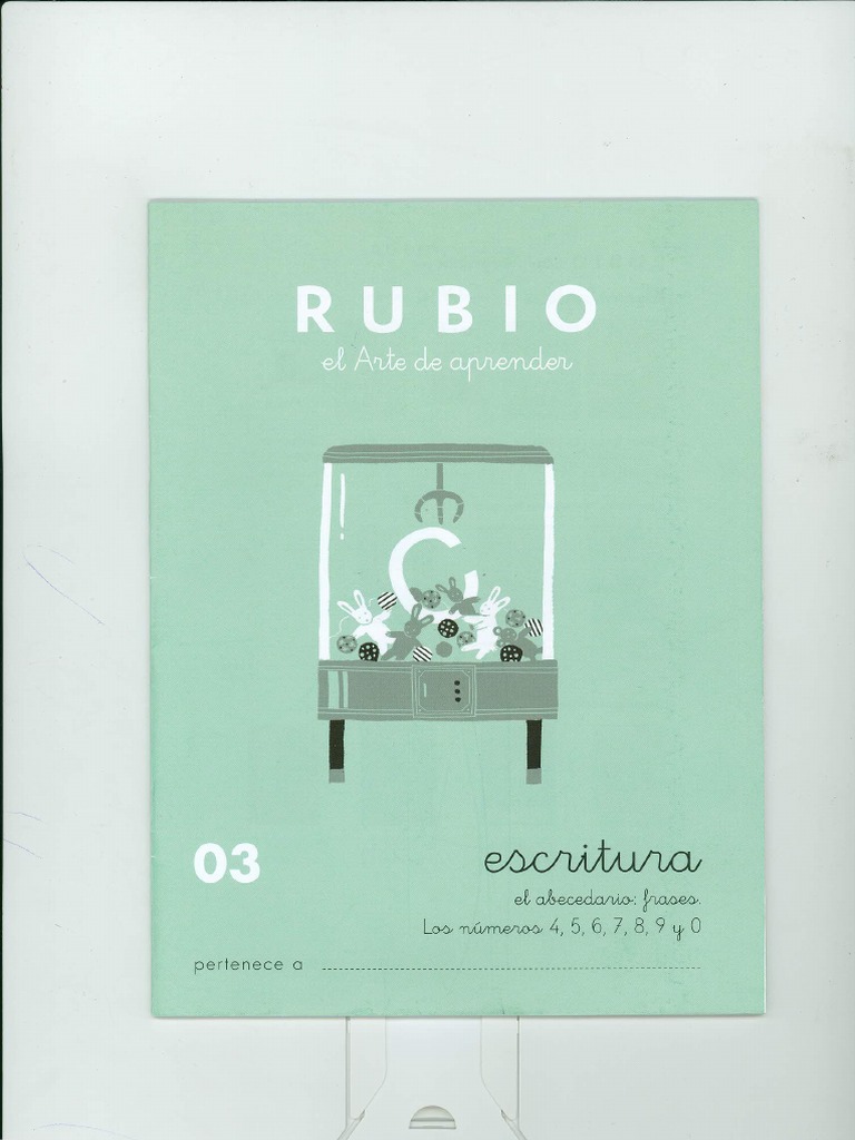 Cuaderno Rubio Escritura O3 | PDF