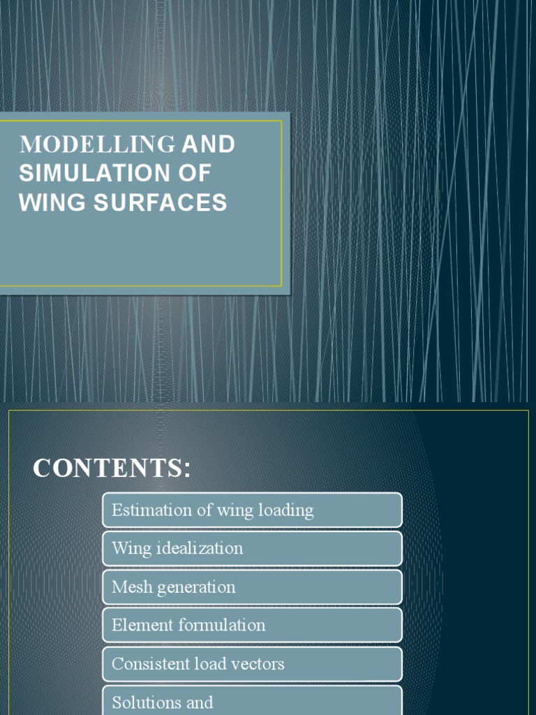 Wing Load Simulation and Analysis | PDF