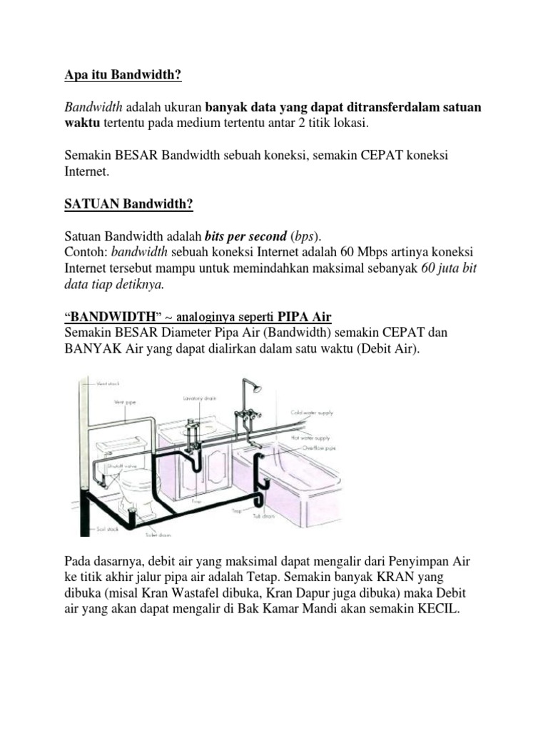 Apa Itu Bandwidth | PDF