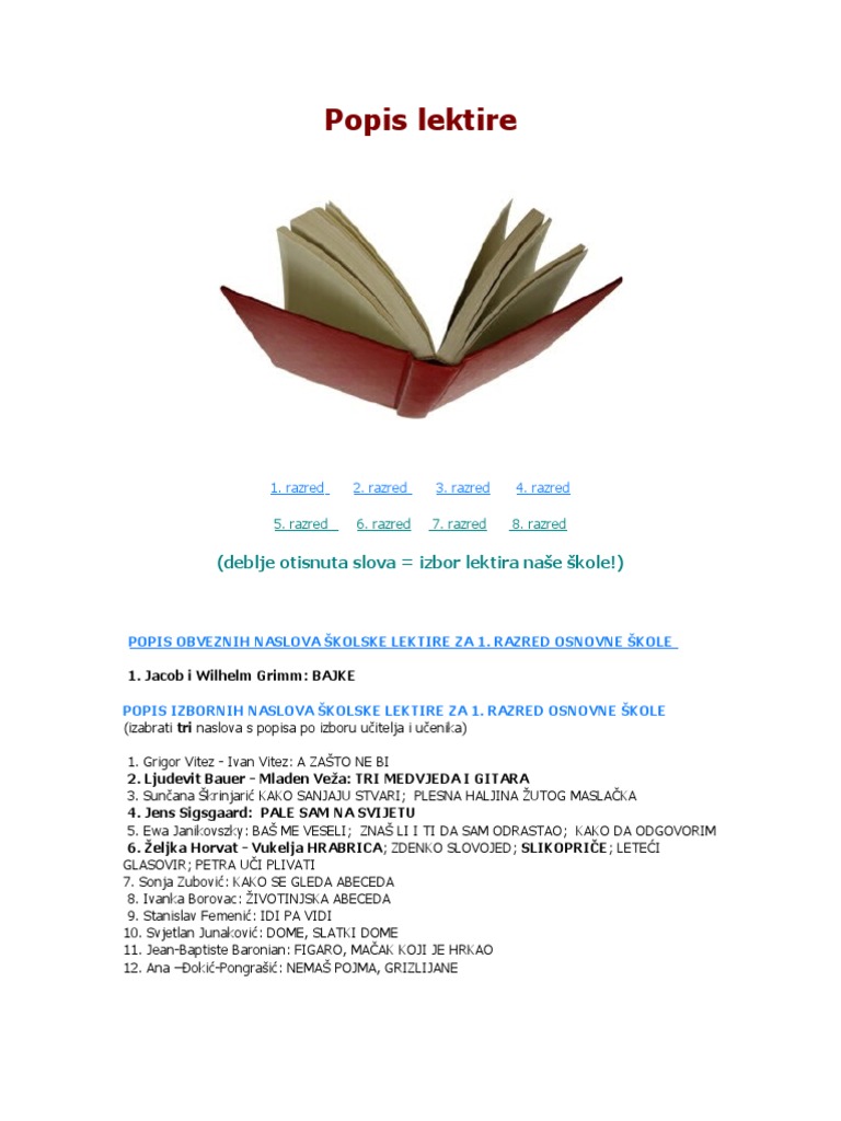 Padezi - Nastavni Listic | PDF