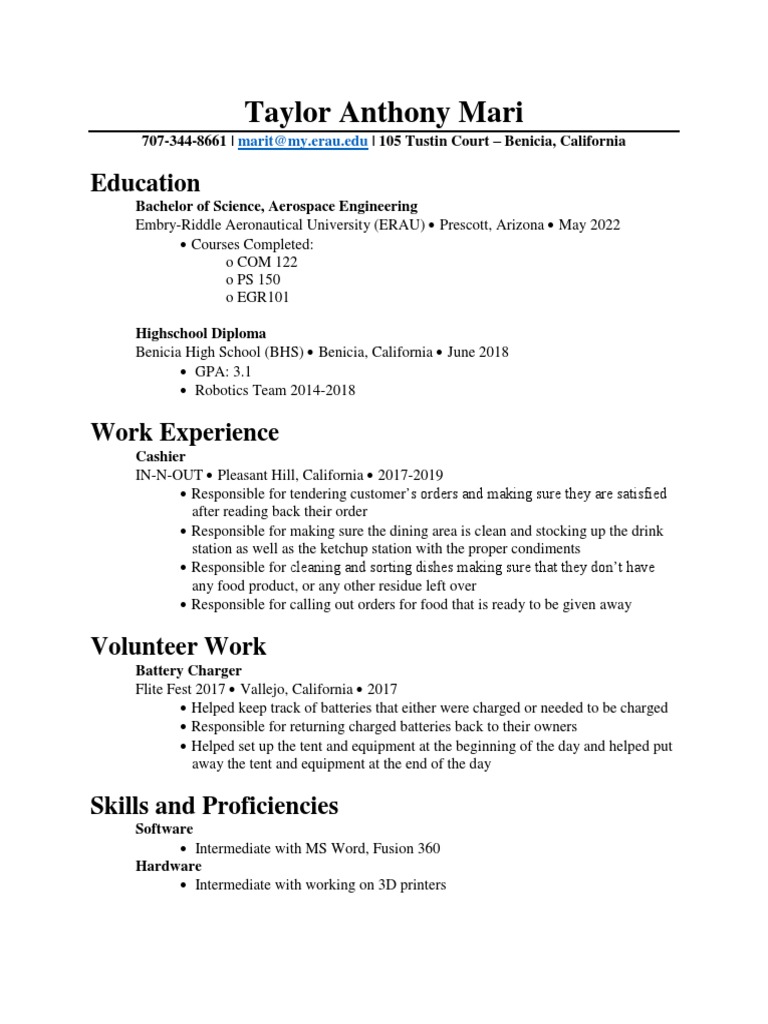 Com 221 Resume | PDF