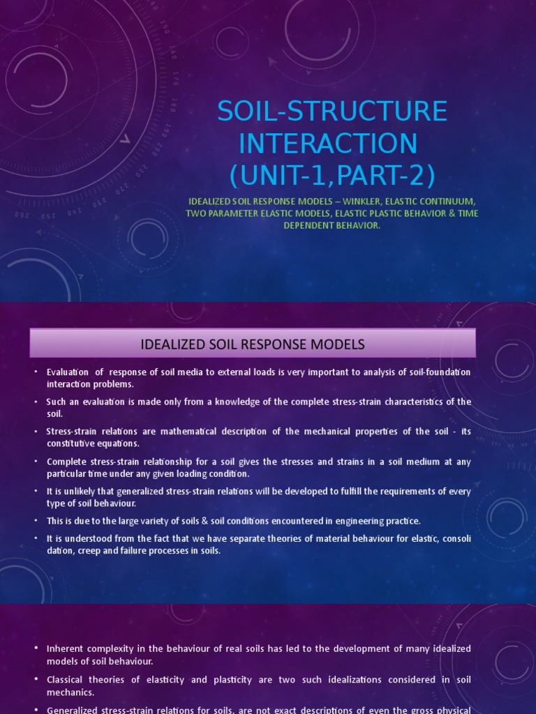 Soil-Structure Interaction Models | PDF | Linear Elasticity ...