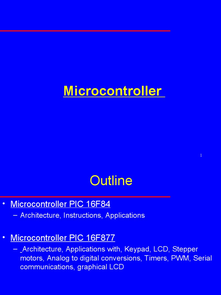 Pic 16F84 | PDF | Microcontroller | Subroutine