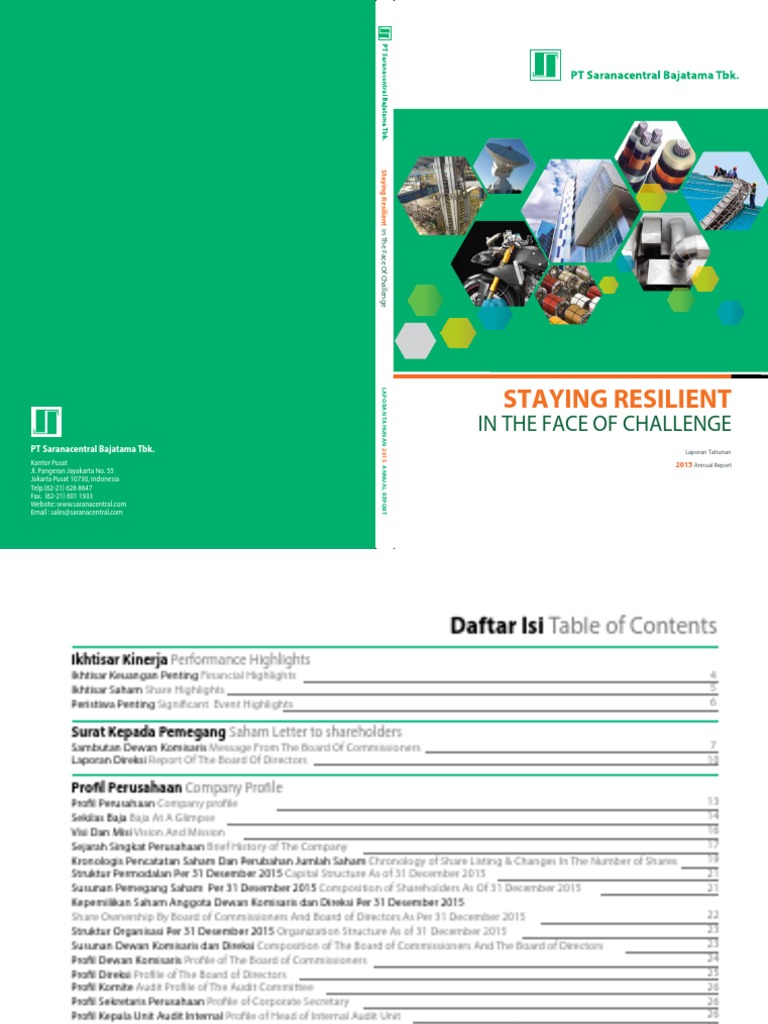 Annual Report 2015 Pdf Indonesian Rupiah Corporate Governance