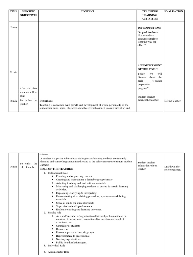 Teacher Preparation Program | Teachers | Competence (Human Resources)