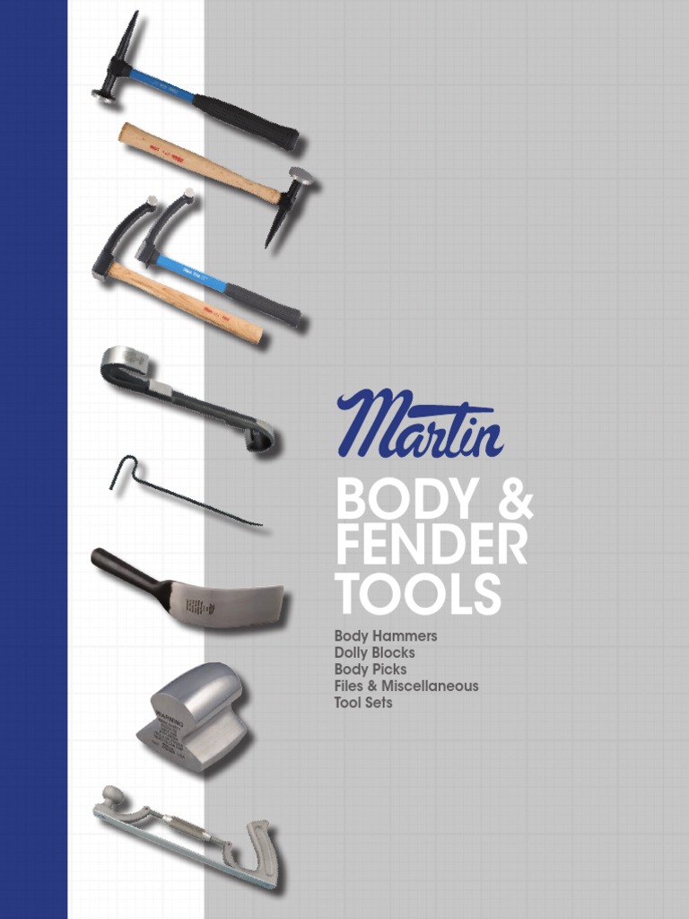 Body Fender Repair Tools Catalog | PDF | Hammer | Spoon