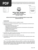 Residence Application 2026 | PDF