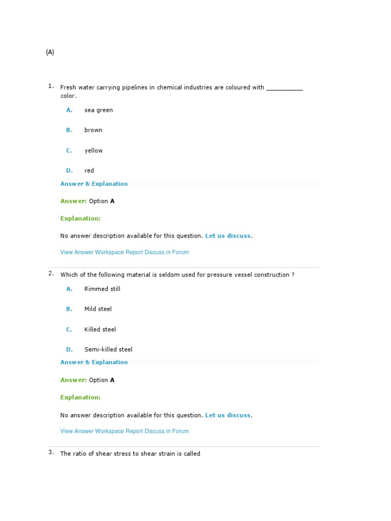 Plant Design MCQS | Download Free PDF | Distillation | Young's Modulus
