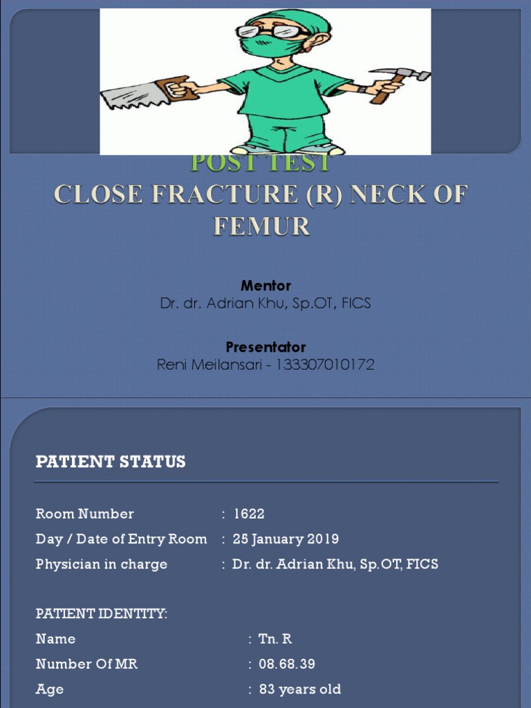 Dr. Dr. Adrian Khu, SP - OT, FICS: Mentor | PDF | Surgery | Clinical ...