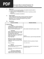 DLL Animal Production (ID) | PDF | Educational Assessment | Livestock