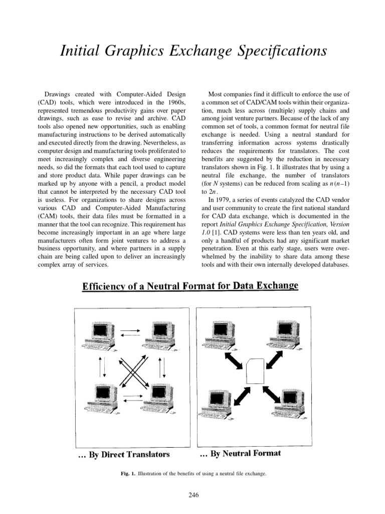 IGES file format details.pdf | Computer Aided Design | Computing