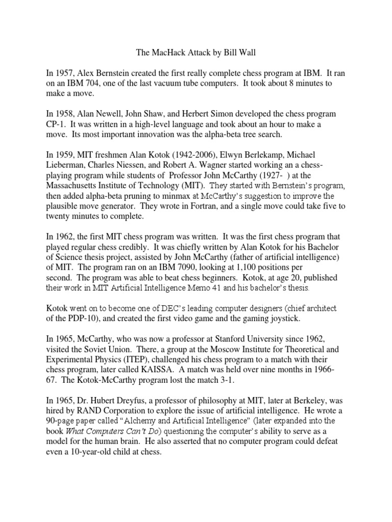 The Mac Hack Attack | PDF | Traditional Board Games | Abstract Strategy ...