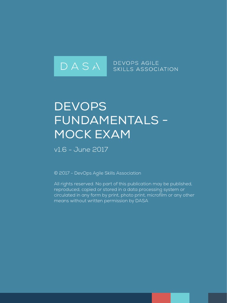 DASA DevOps Fundamentals Mock Exam 1 | PDF | Software Development ...