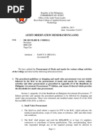 Sample COA AOM Reply | PDF