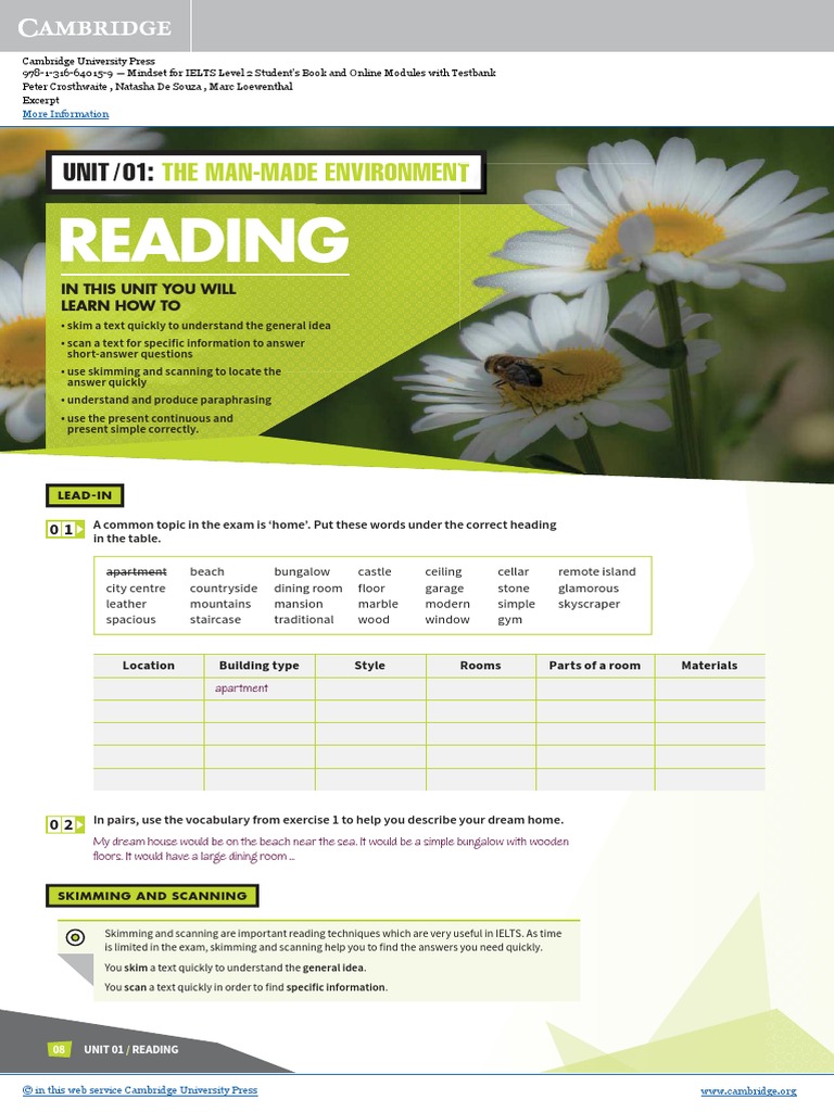 IELTS Advanced Reading PDF | PDF | Adjective | Grammar