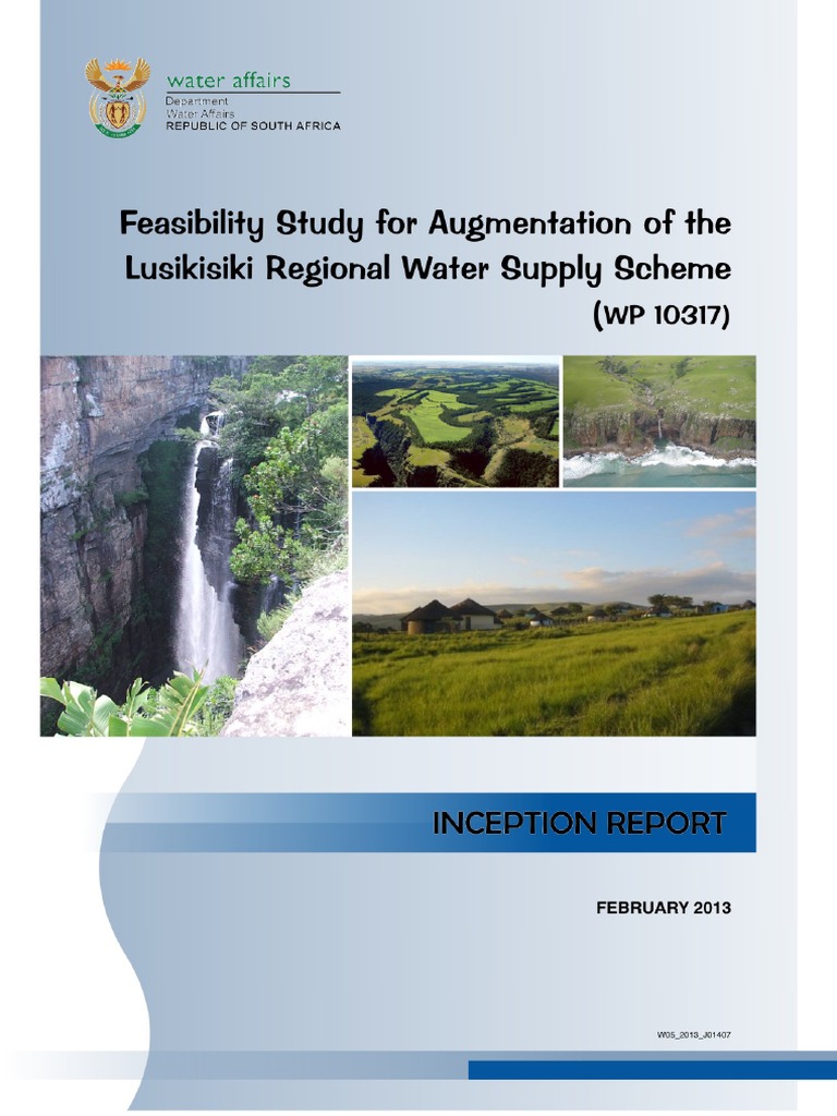 1 Inception Report - Final | PDF | Water Resources | Feasibility Study