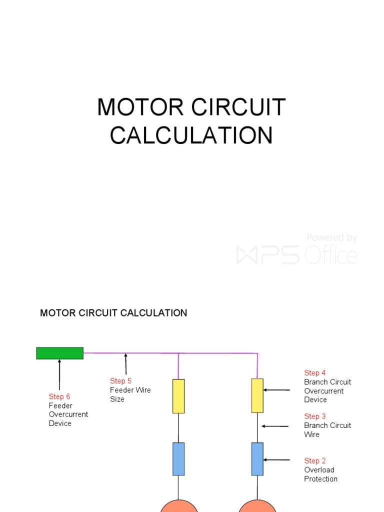 141 4 Motor Calculations | PDF | Fuse (Electrical) | Power Supply