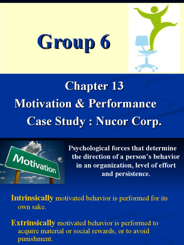 Nucor Corp: Motivation & Performance Insights | PDF | Motivational ...