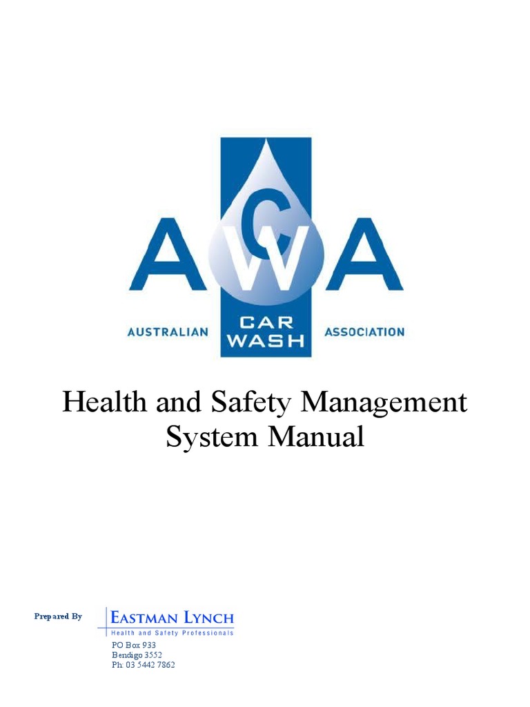 Health and Safety Management System Manual | PDF | Occupational Safety ...