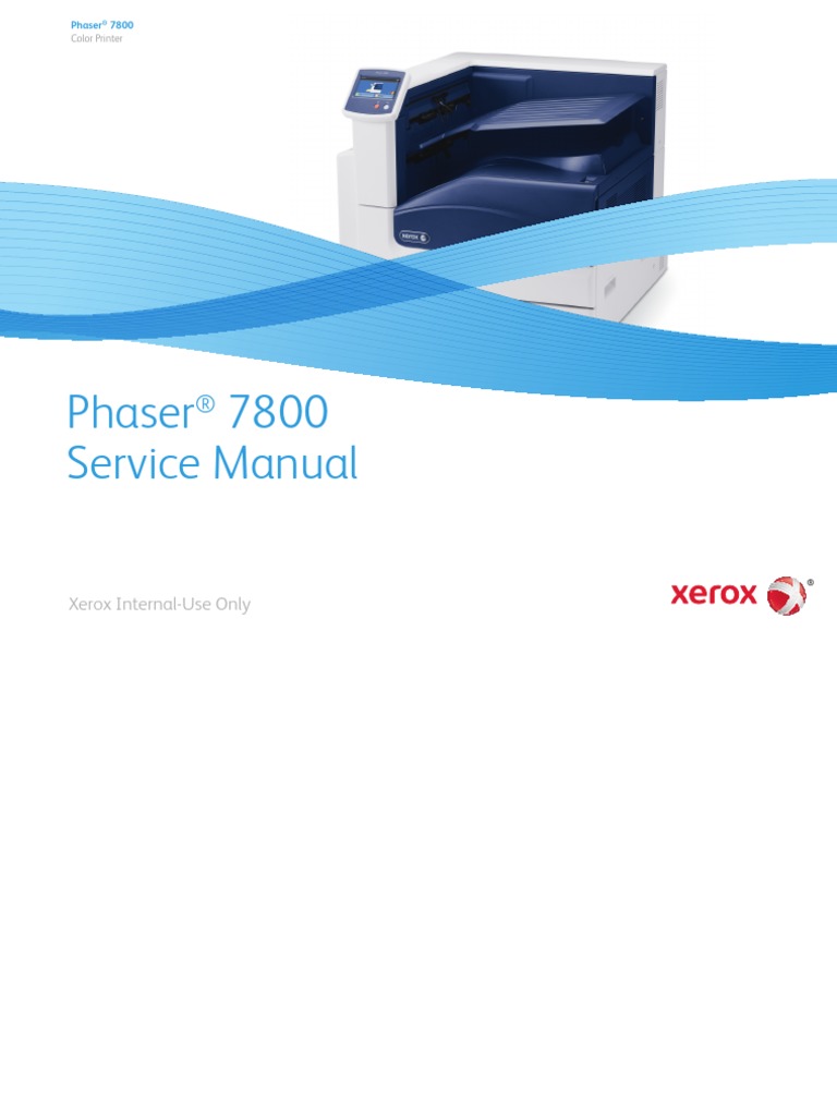 Xerox Phaser-7800 Service Manual | PDF | Electromagnetic Interference | Electrostatic Discharge