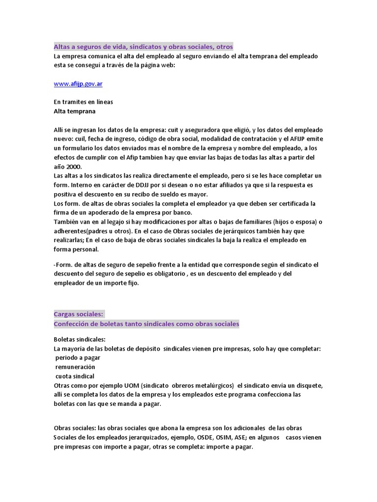 Formulario 931 | PDF | Salario | Seguro