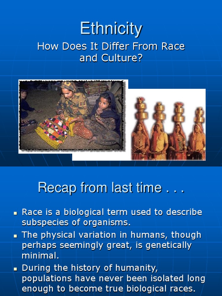 Ethnicity | PDF | Ethnic Groups | Race (Human Categorization)