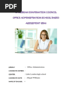 Office Administration SBA | PDF | Observation | Questionnaire